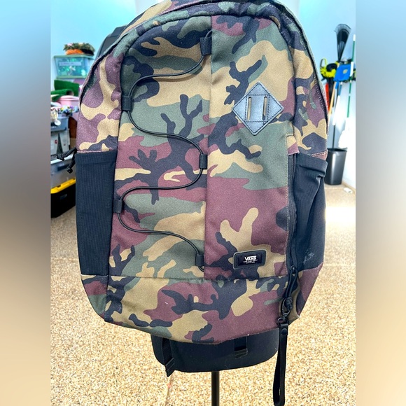 Vans | Bags | Vans Camo Backpack | Poshmark